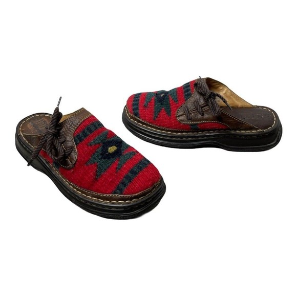 Born | Shoes | Born Aztec Pattern Woolleather Slipon Slide Clogs ...